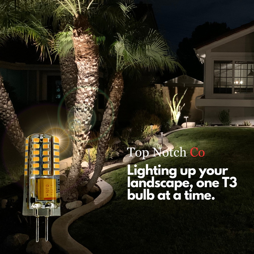 TopNotch™ T3 G4 Bi-Pin 107D LED Light Bulb -Water Resistant (Dimmable)