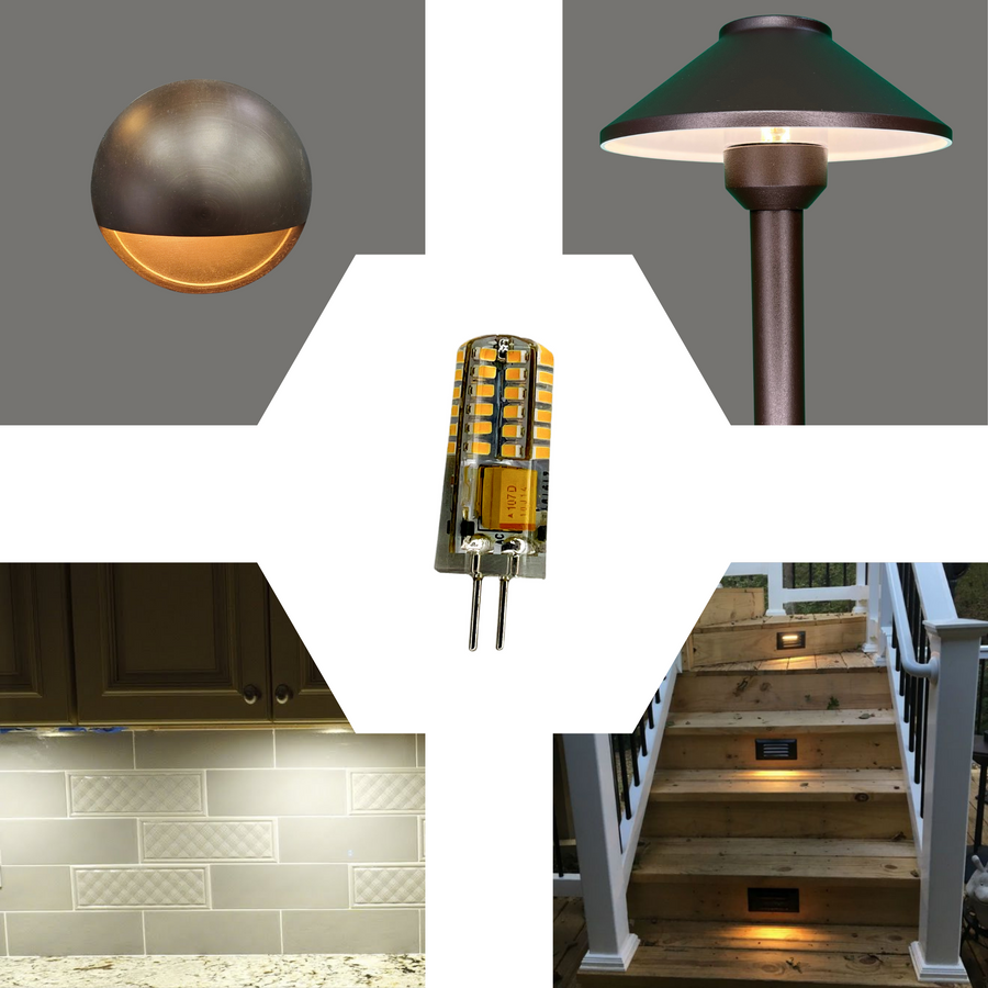 TopNotch™ T3 G4 Bi-Pin 107D LED Light Bulb -Water Resistant (Dimmable)