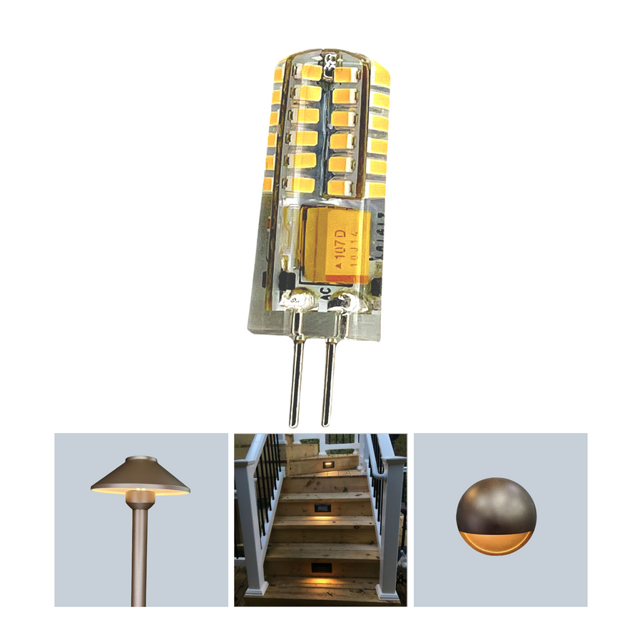 TopNotch™ T3 G4 Bi-Pin 107D LED Light Bulb -Water Resistant (Dimmable)